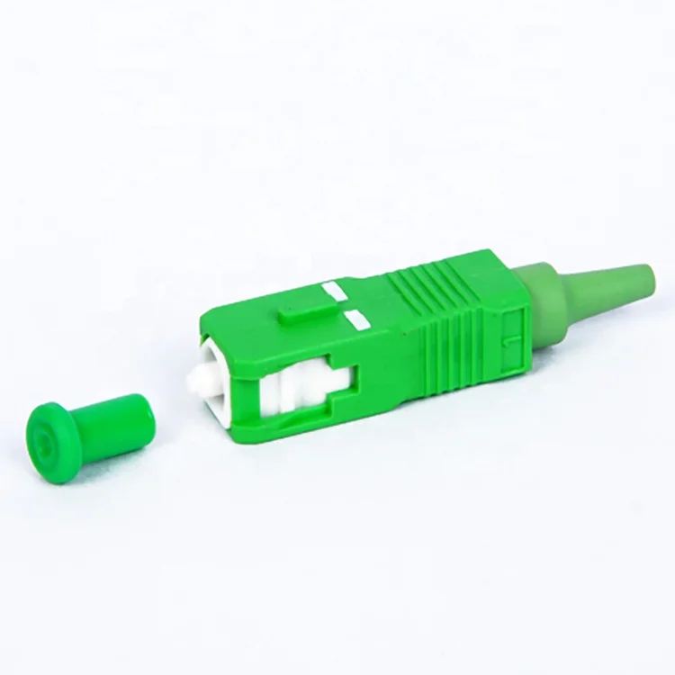 Optic Fiber Single Mode Simplex Sc/apc Connector With 0.9mm Diameter ...