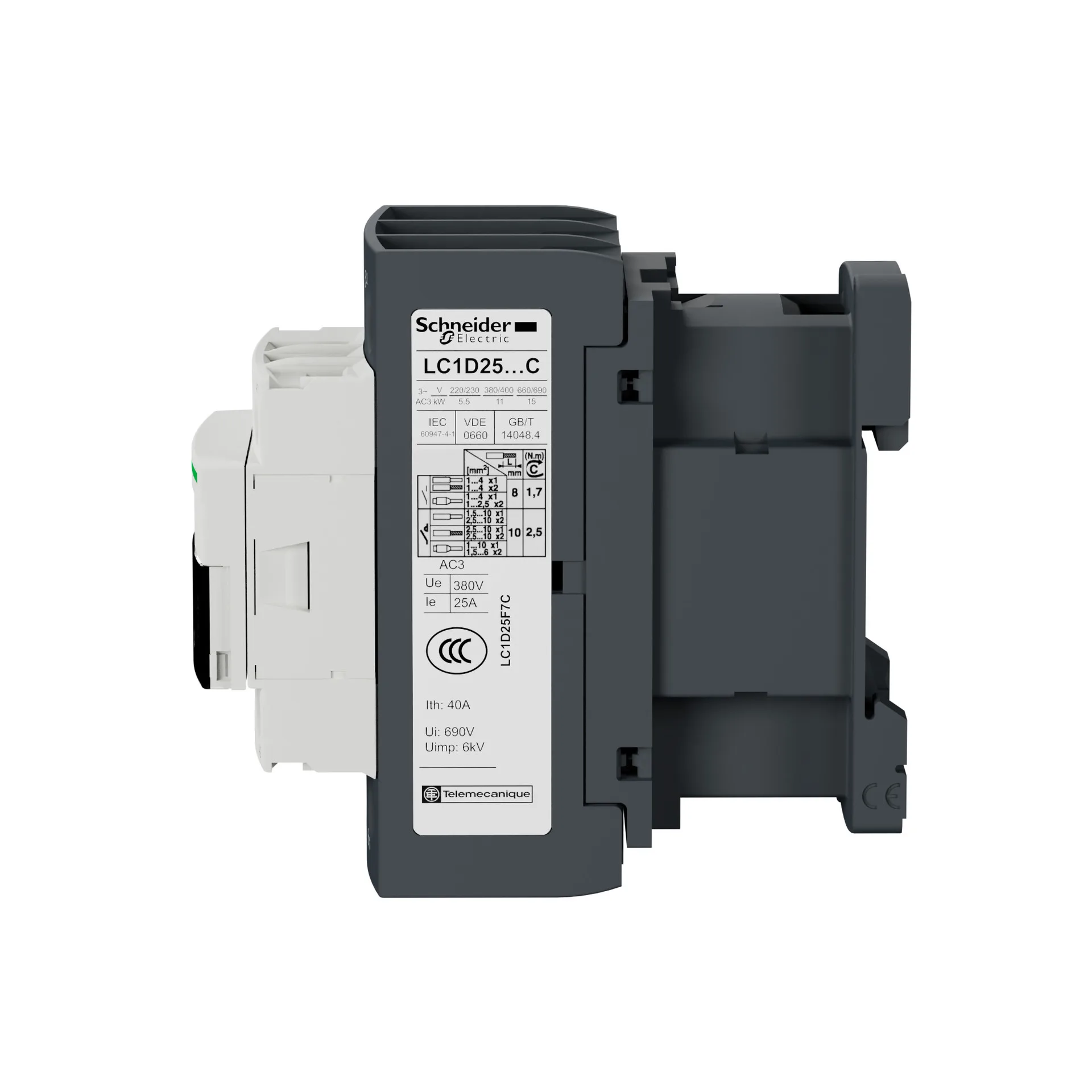 Schneider Electric Contactor LC1D65008 - Reliable Performance