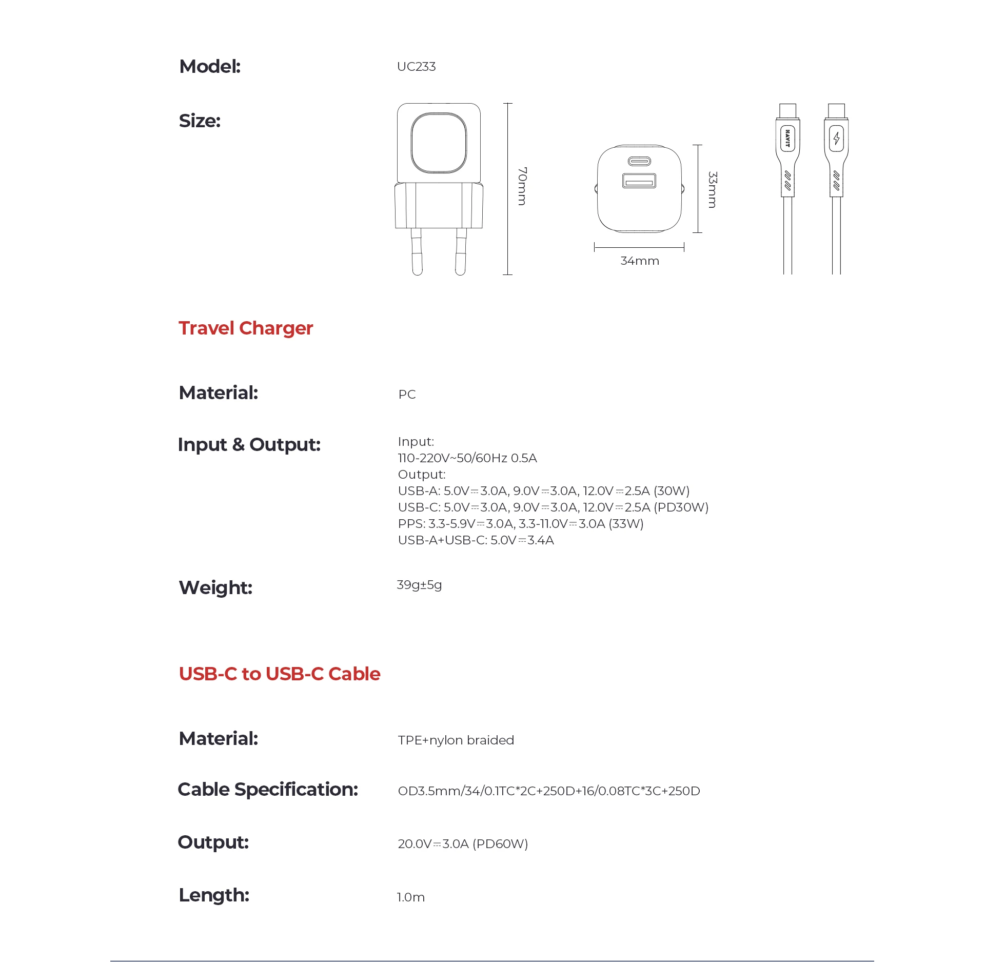 Havit UC230 USB Charger - Fast, Safe, and Versatile Power