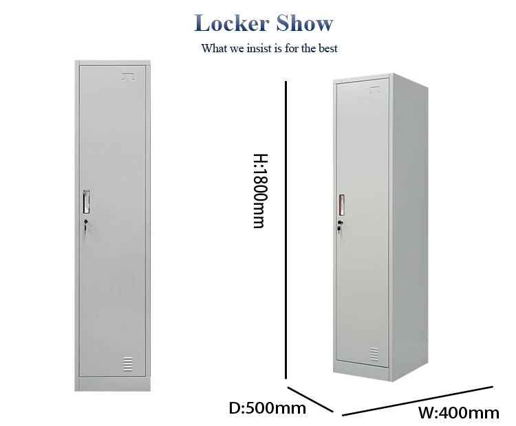 Dressing Room Locker Single Door Janitors Personal Janitorial Cupboard ...
