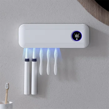 Wall Mounted Toothbrush Holder For Bathroom Smart Toothbrush Holder ...