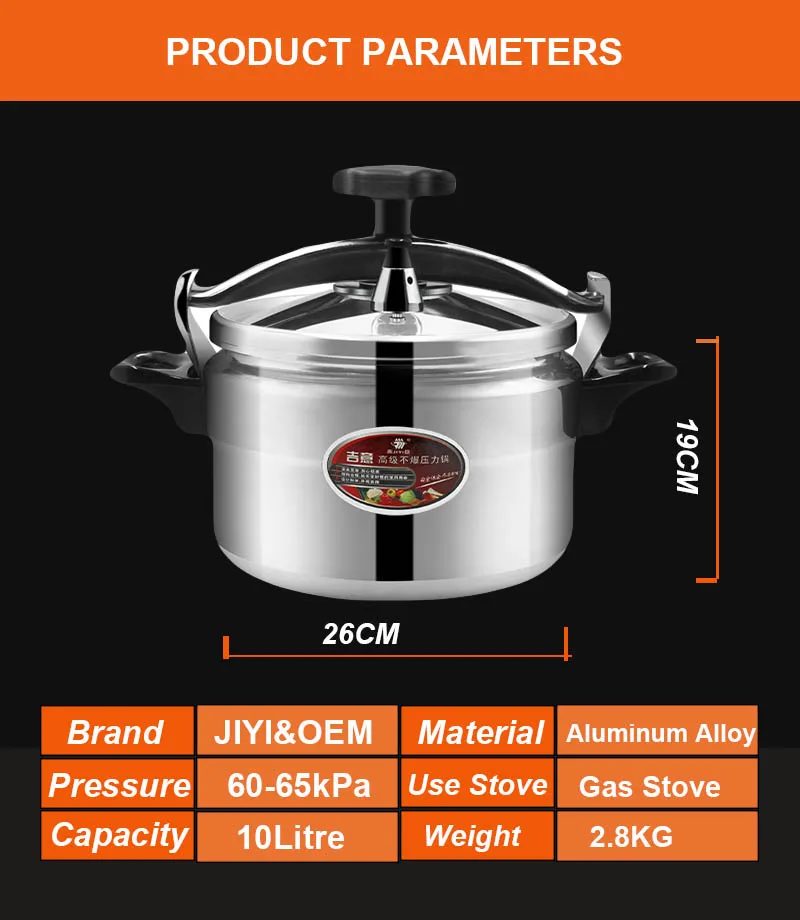Gas And Induction Cooker Hotel Pressure Cooker With Multiple Safety ...
