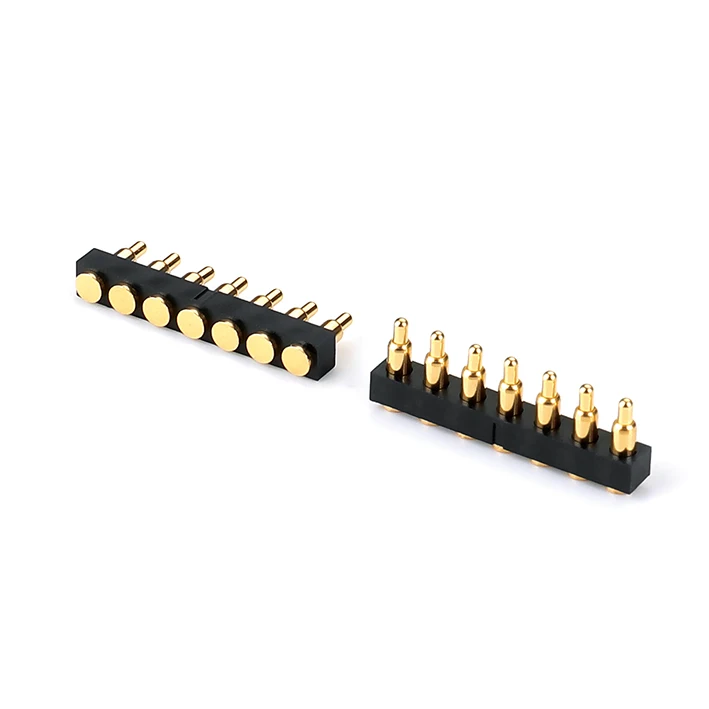 Spring Contact Pogo Pin Connector 7 Pin Pogo Connector For Electrical ...