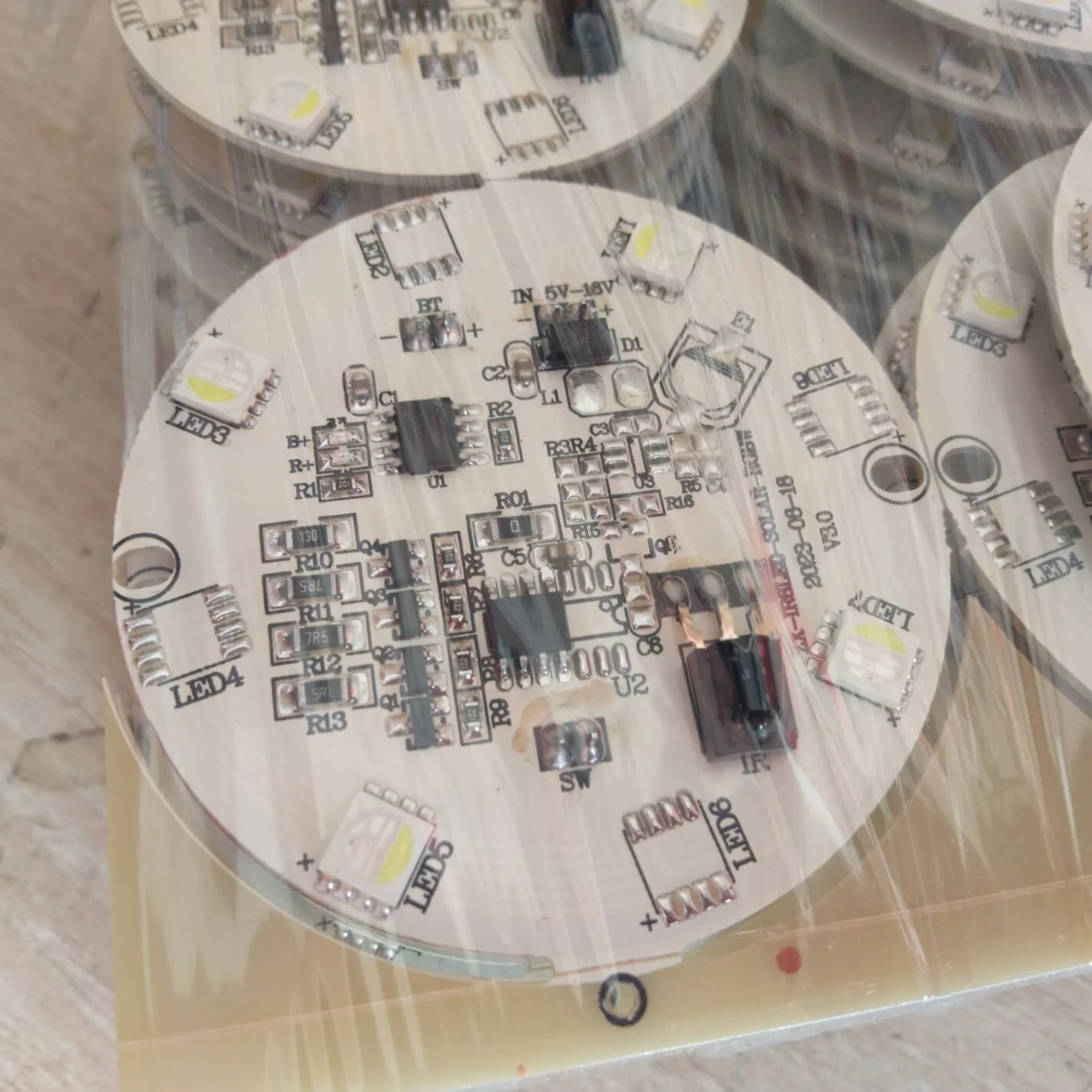 4LEDs Light PCB Circuit Board 5050 RGBW Light Panel Source Control ...