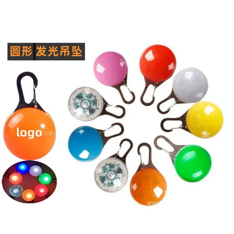 Dog Night Outdoor Walking Safe Light Up Led Pet Collar Dog Clip Tag ...
