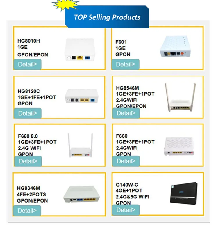 New Model Small Size onu gpon HG8010H HG8310M EG8010H 1GE port ONT ...