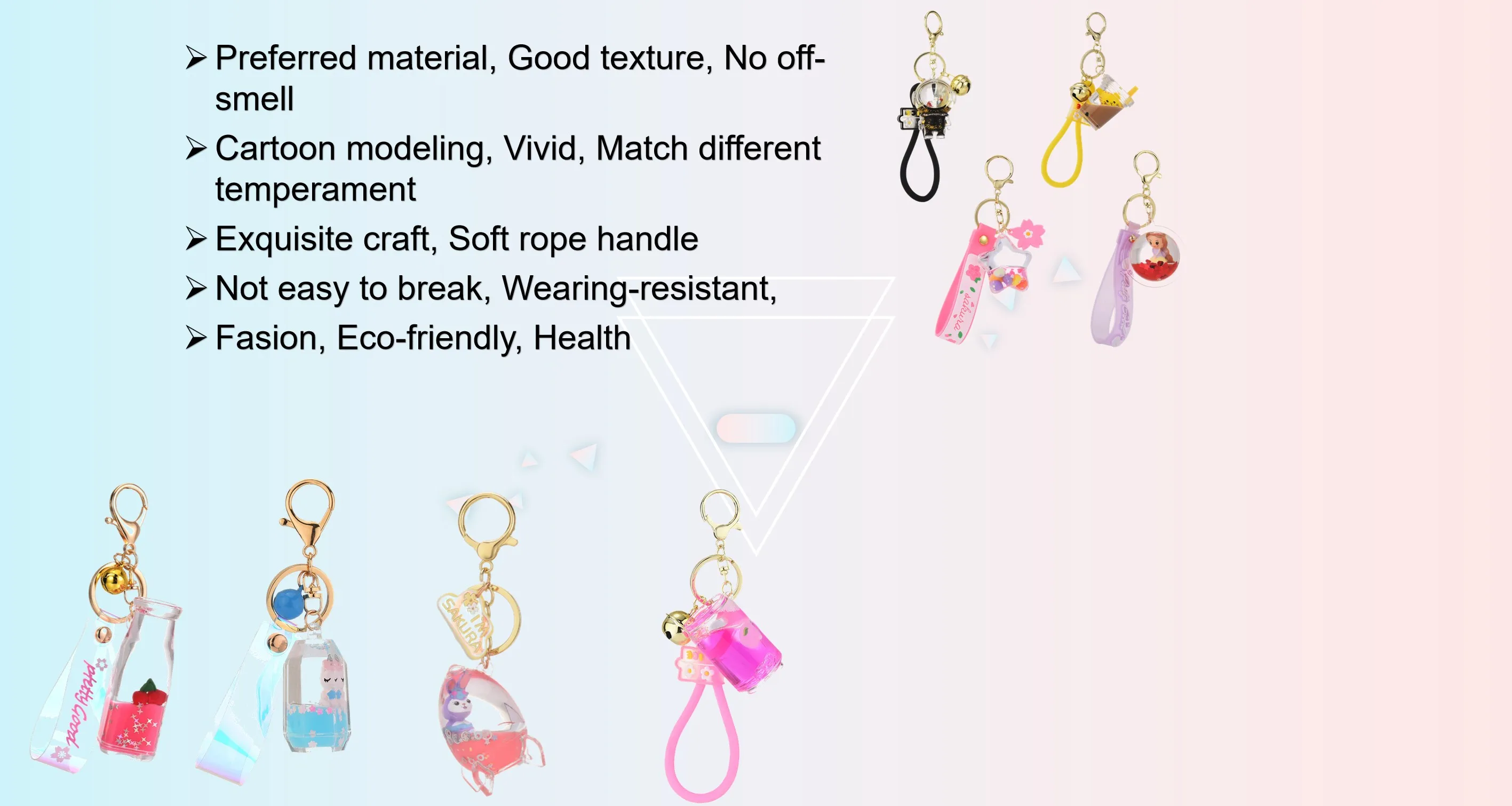 Custom Liquid Quicksand Keychain - Astronaut Floating Acrylic