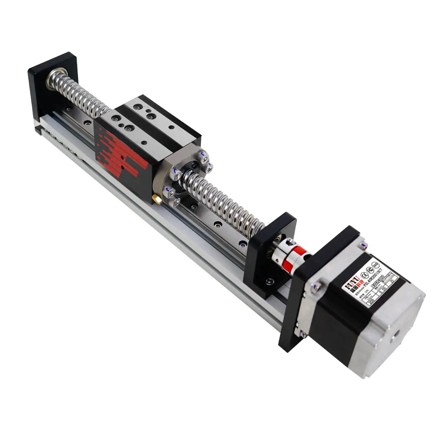 Alibaba.com: Aluminum Profile 40mm Width Ball Screw Linear Guide Rail ...