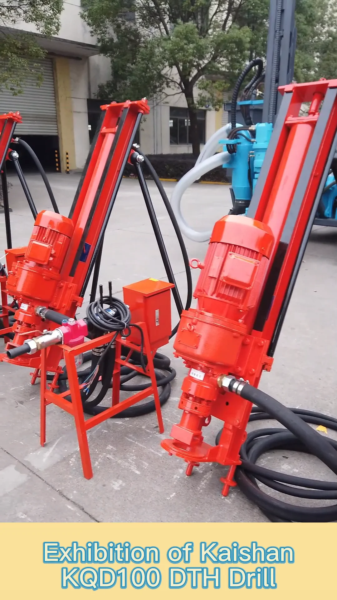 Kaishan Portable Rock Drill Dth Drilling Rig Complete Full Pneumatic ...