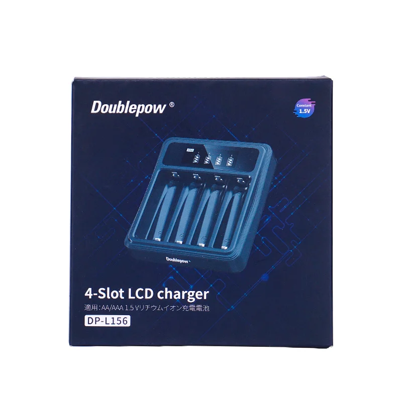 Doublepow L156 1.5v Battery Lithium Usb Battery 4-slot Charger ...