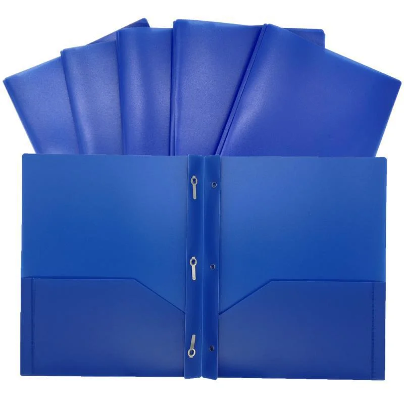 Factory Promotional A4 Multi Color Plastic Portfolio File Folder With ...