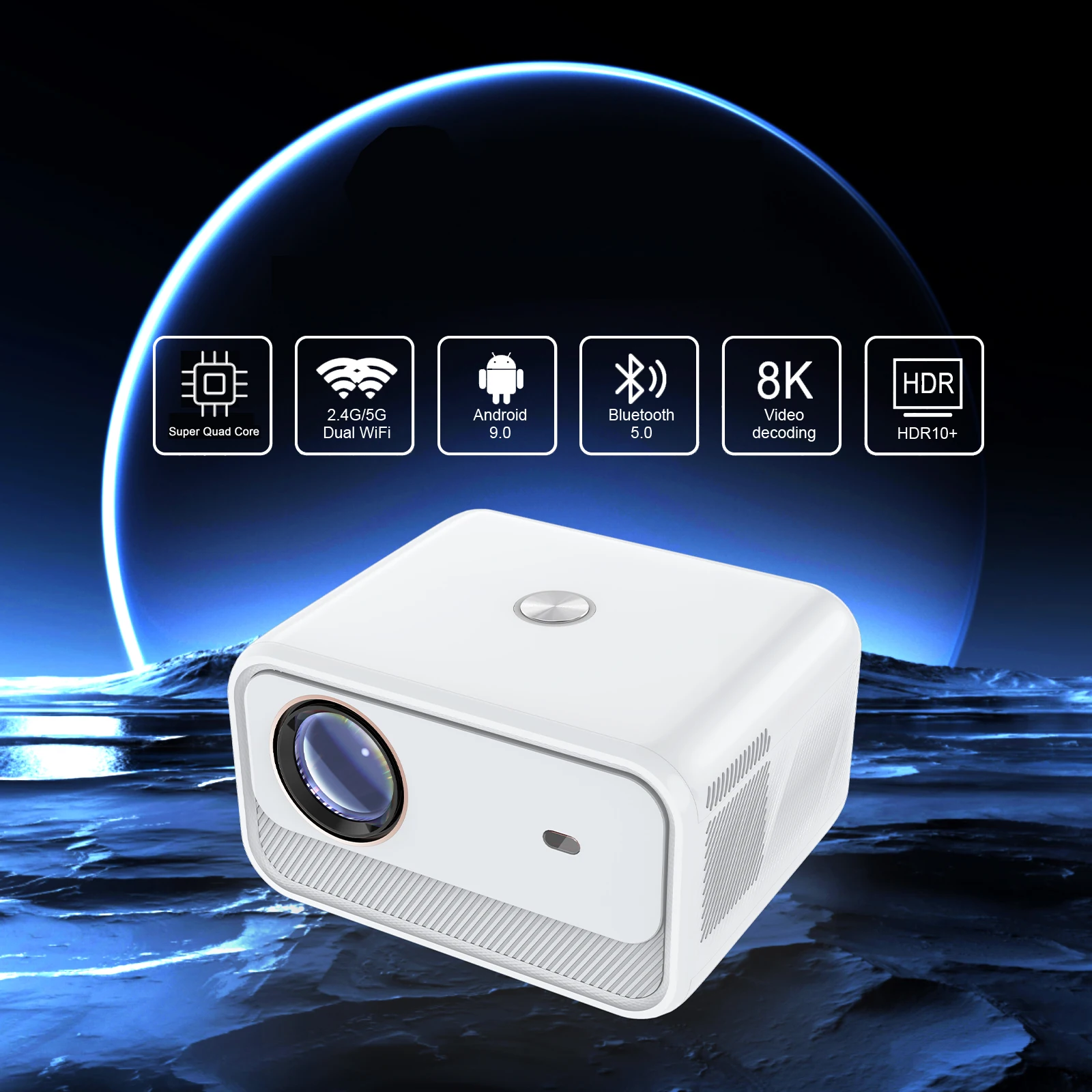 Touyinger X9 1080P Full HD 4K Projector - Smart Home Theater