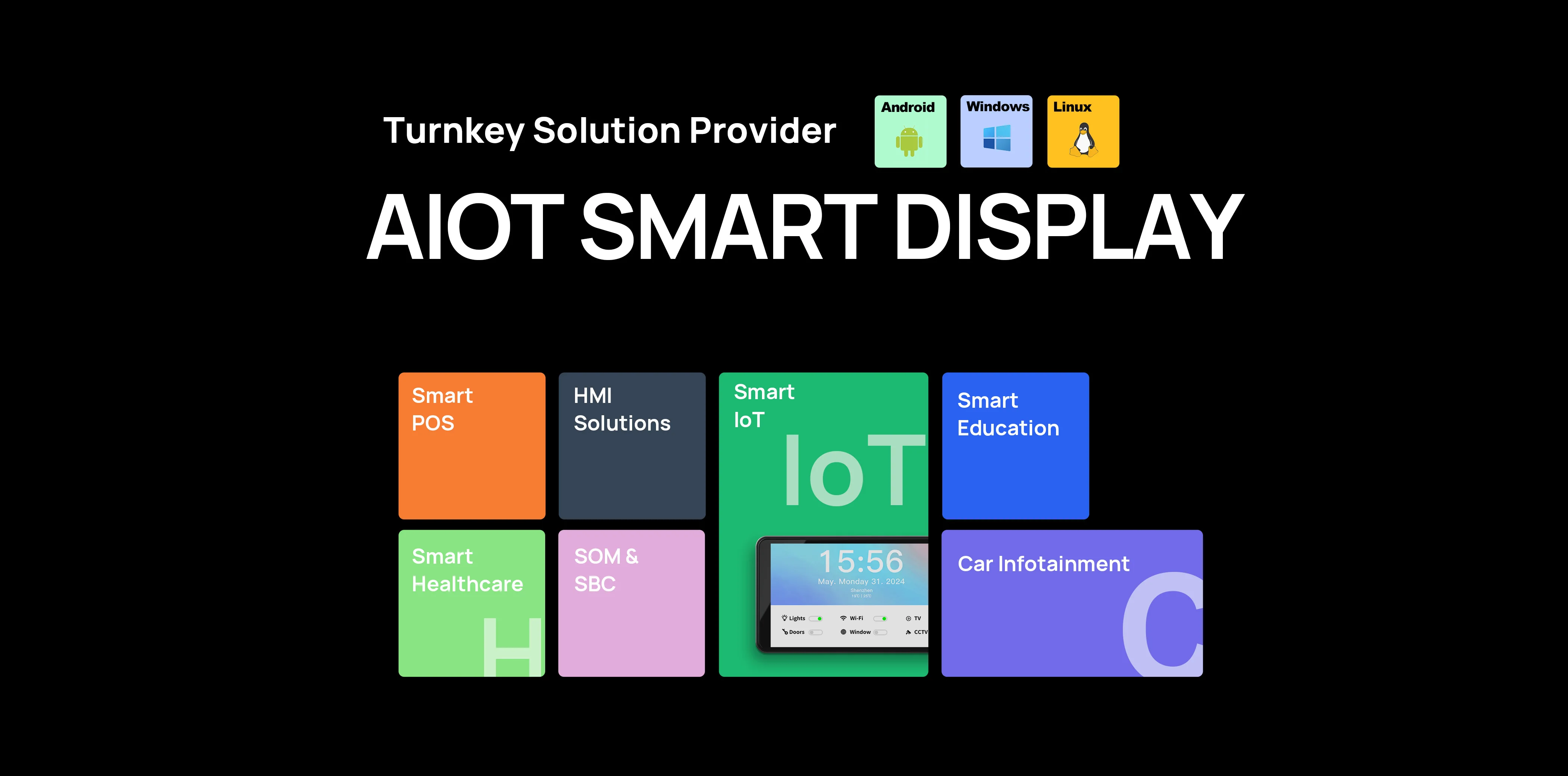 Pretech-AIOT Smart Display One-stop Solution