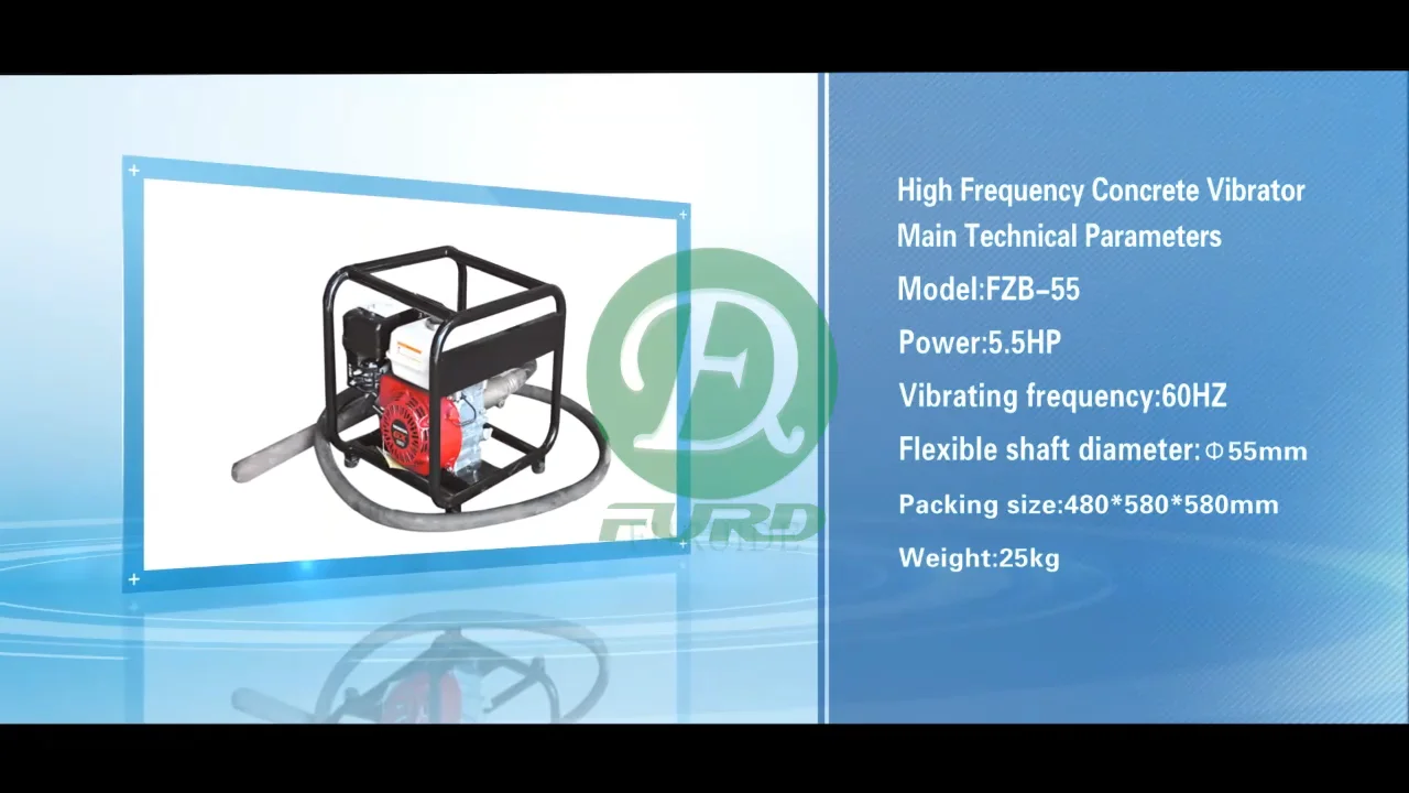 Portable Concrete Poker Vibrator Petrol Engine Concrete Vibrator For ...