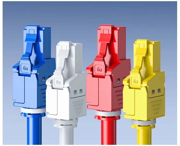 Zhefan Network Stp Cat7 Cat8 Tool Free Ethernet Rj45 Connector Shielded ...