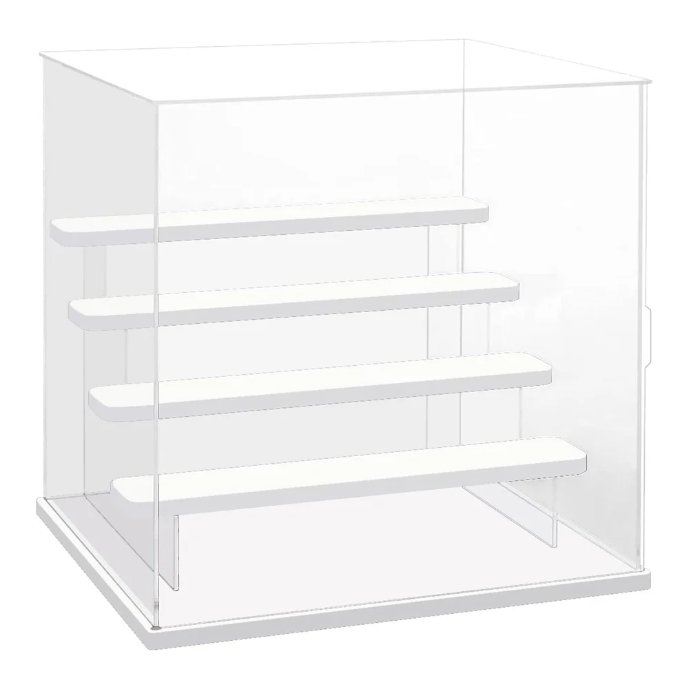 Clear Acrylic Display Case Stand With Door Countertop Display Case For ...