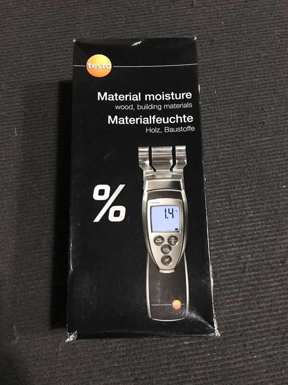 Testo 616 Moisture Meter No.0560 6160 For Wood And Building Materials ...