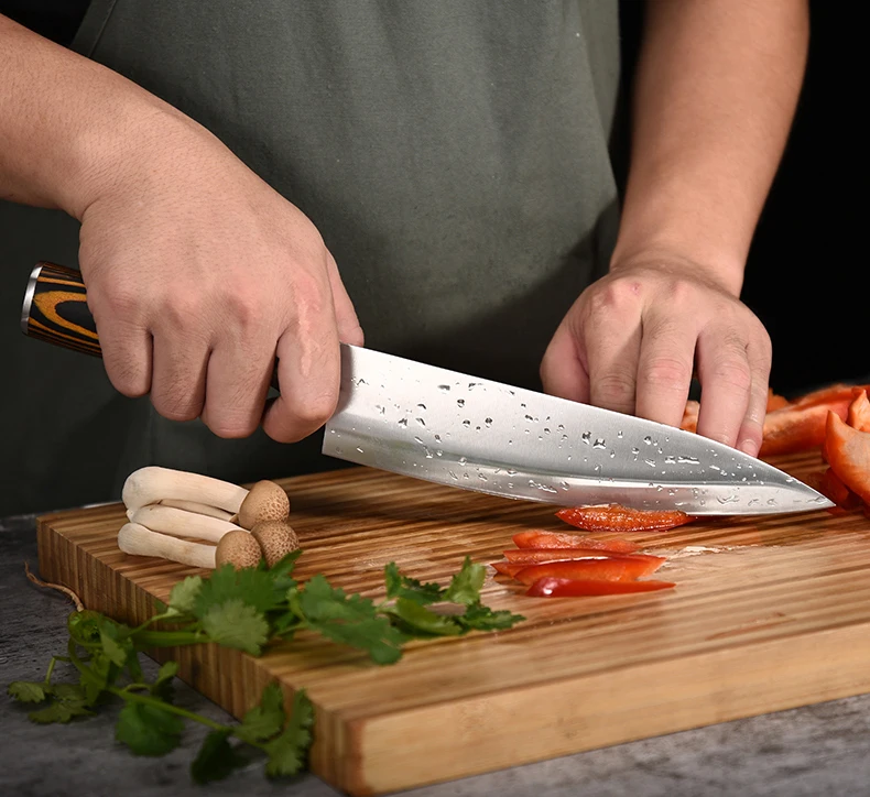 QXF Professional Stainless Steel Kitchen Butcher Knife Set
