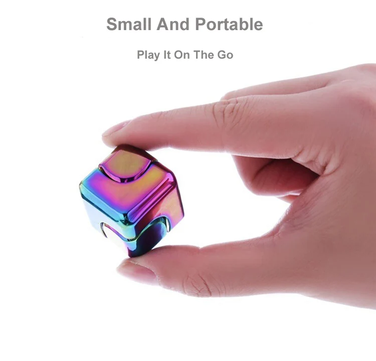 Metal Infinity Cube Fidget Toy - Anti-Anxiety Focusing