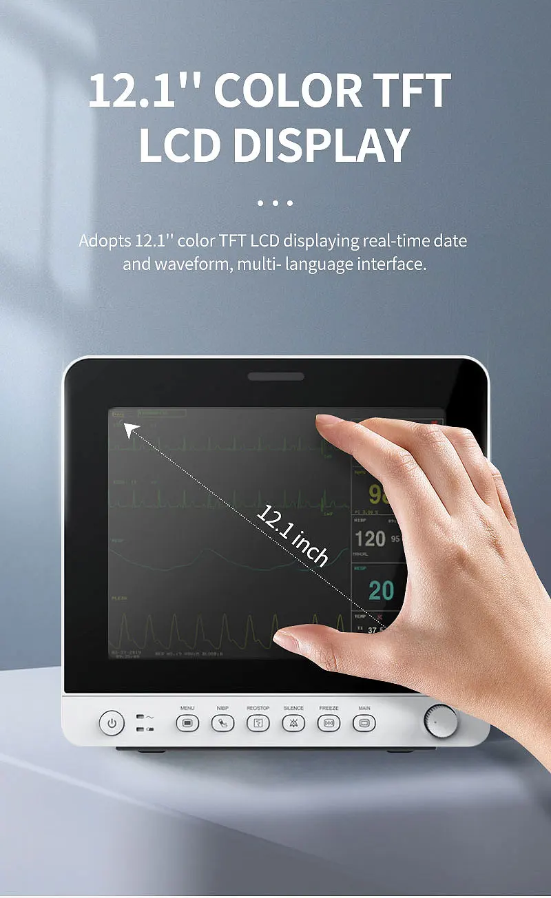 Contec Cms9100vet Multiparameter Veterinary Vital Signs Monitor Vet ...