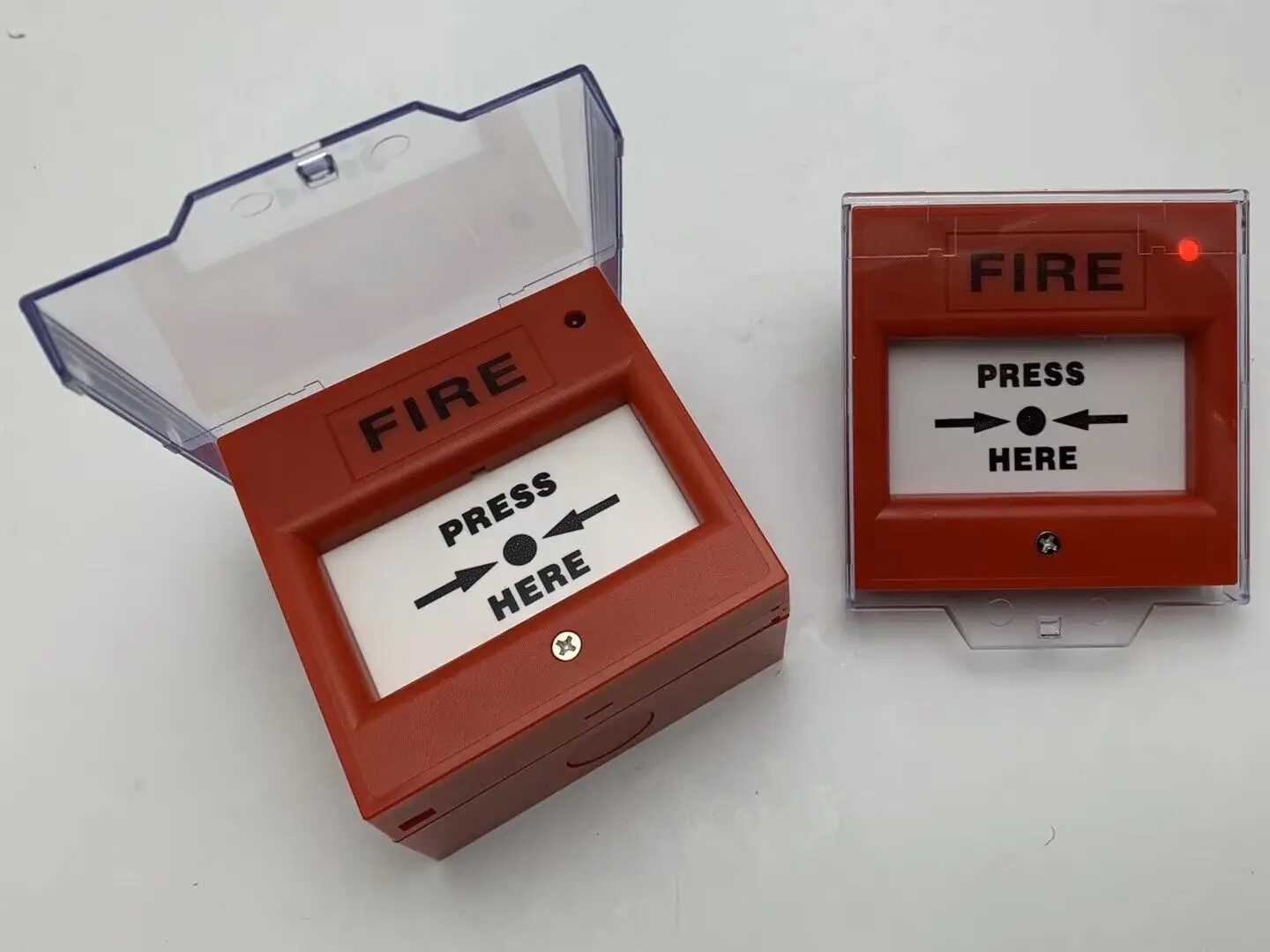 Manual Fire Alarm Push Button,Red Fire Alarm Break Glass,Manual Call ...