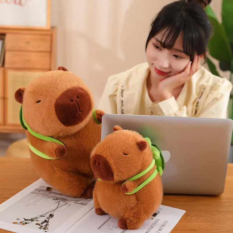 Cartoon Peluche De Capybara Stuffed Animal Capybara Plush Toy With ...