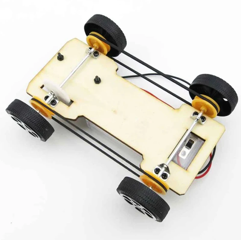Wood Diy Assembly Car Vehicle Model Kit Kids Learning Toy Diy Assembly ...