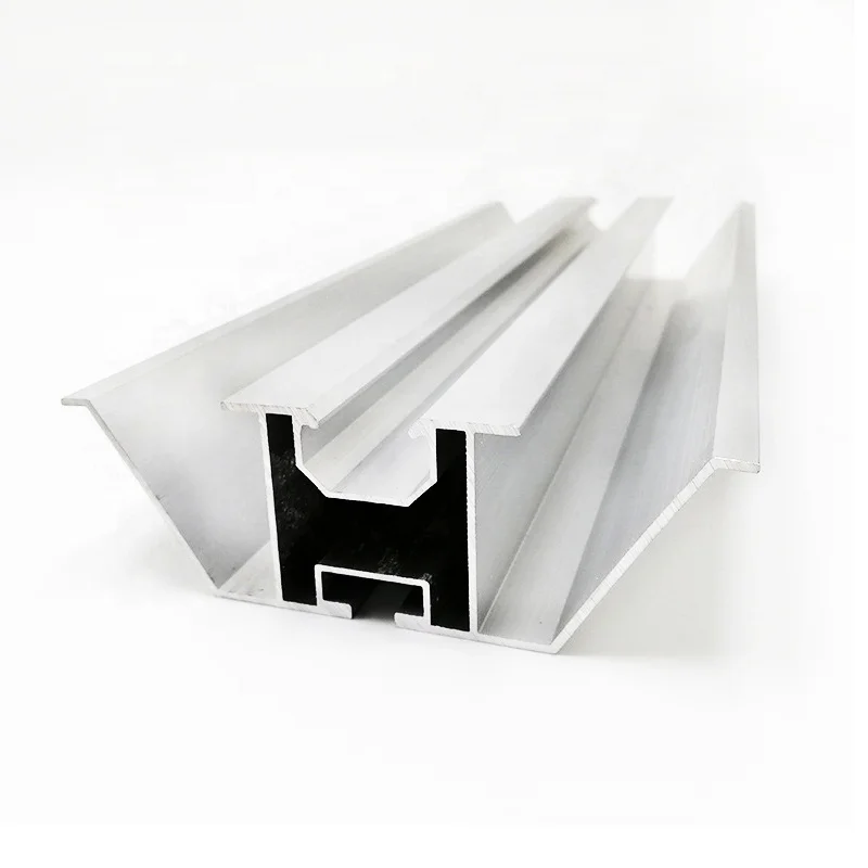 Waterproof solar panel roof mounting aluminum rail pv mounting system ...