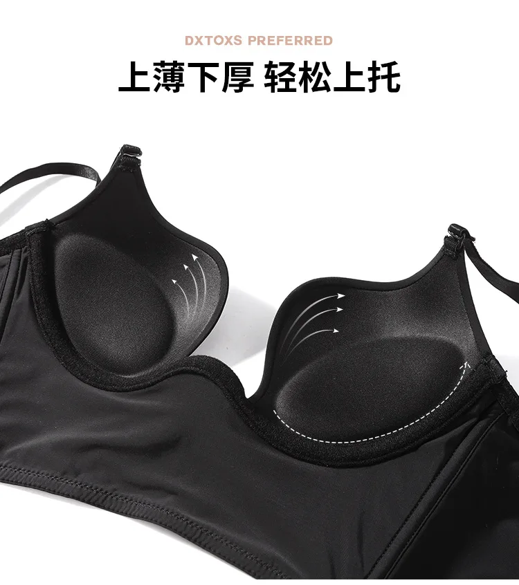 High Fashion Sexy Beauty Backless ABC Small Boobs Push up Plump Deep U ...