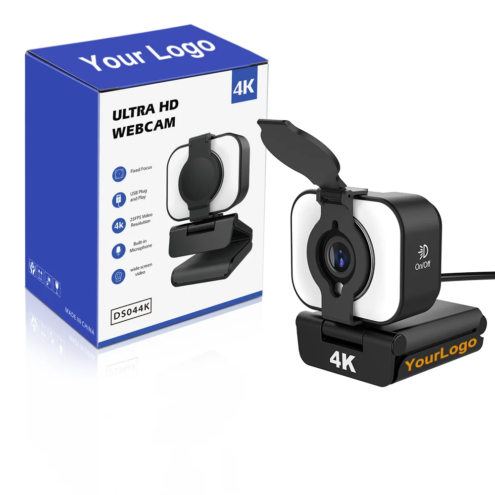 4k Led Ring Light 4k Conference Webcam Computer Camara Laptop Web ...