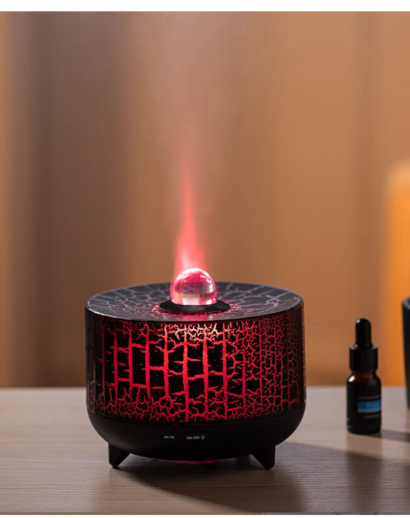 Remote Control 300ml Aromatherapy 7 Colors Essential Oil Crack Shape ...