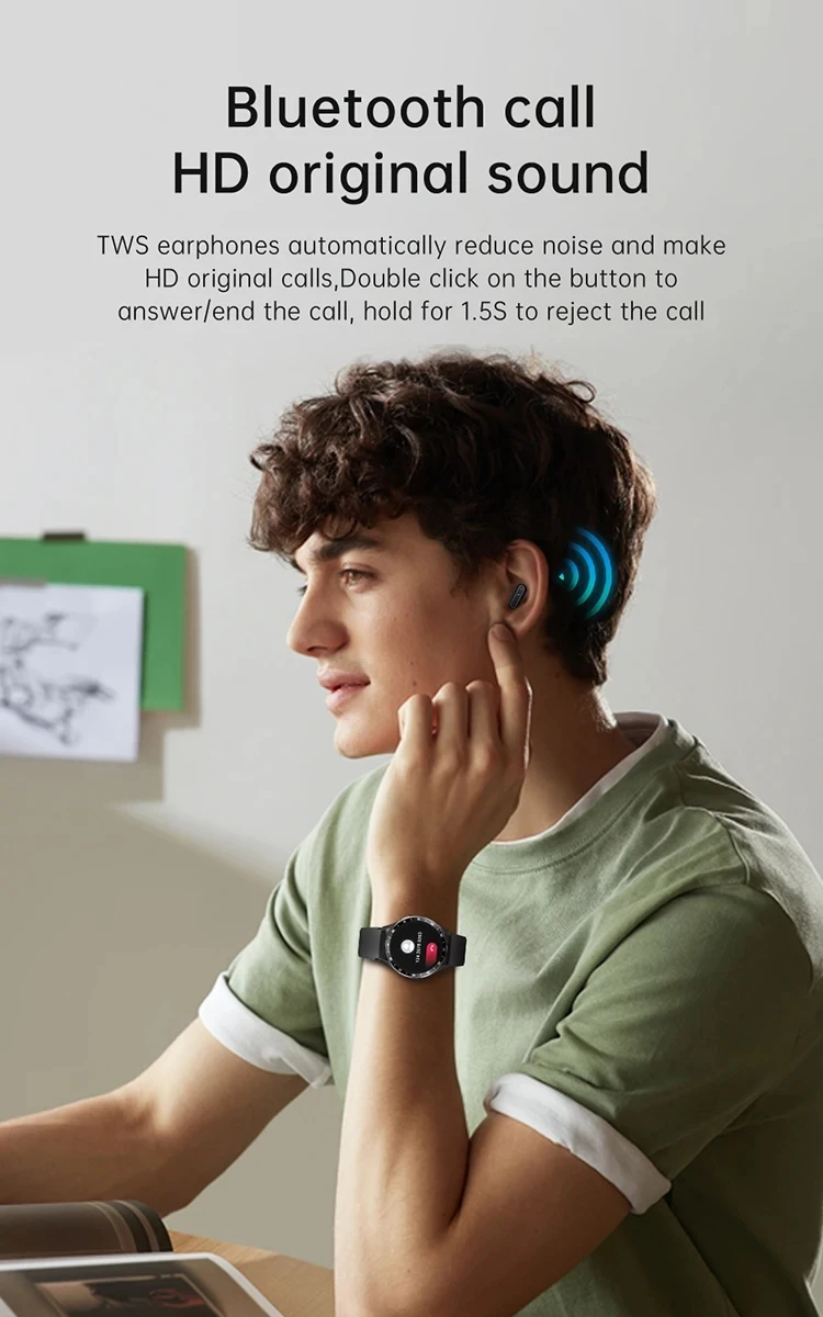 X10 Smart Watch with TWS Earbuds - Intelligent & Waterproof