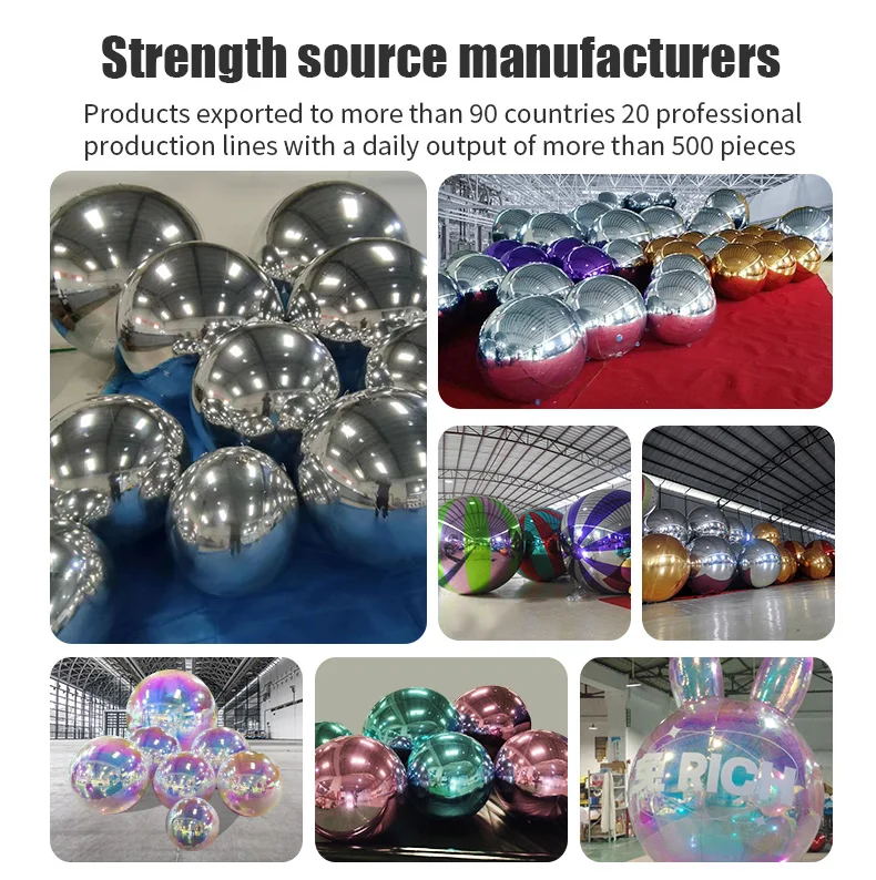 Inflatable Mirror Ball Disco Giant Mirrored Ball Reflection Stage ...