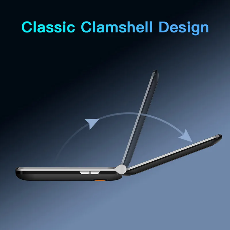 Uniwa V202t Classic Clamshell Feature Phone Sos Button Global 4g ...