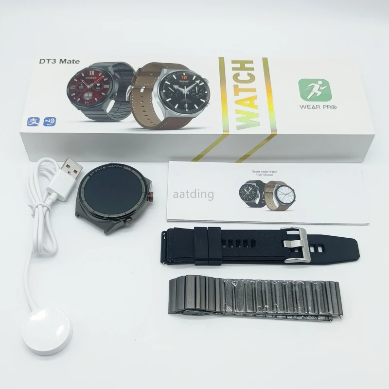 Dt3 Mate Smartwatch 2023 Best Circular Screen Dual Strap Relojes ...