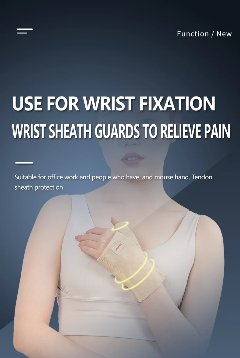 Custom Logo Adjustable Metal Wrist Splint For Hand Wrist Support ...