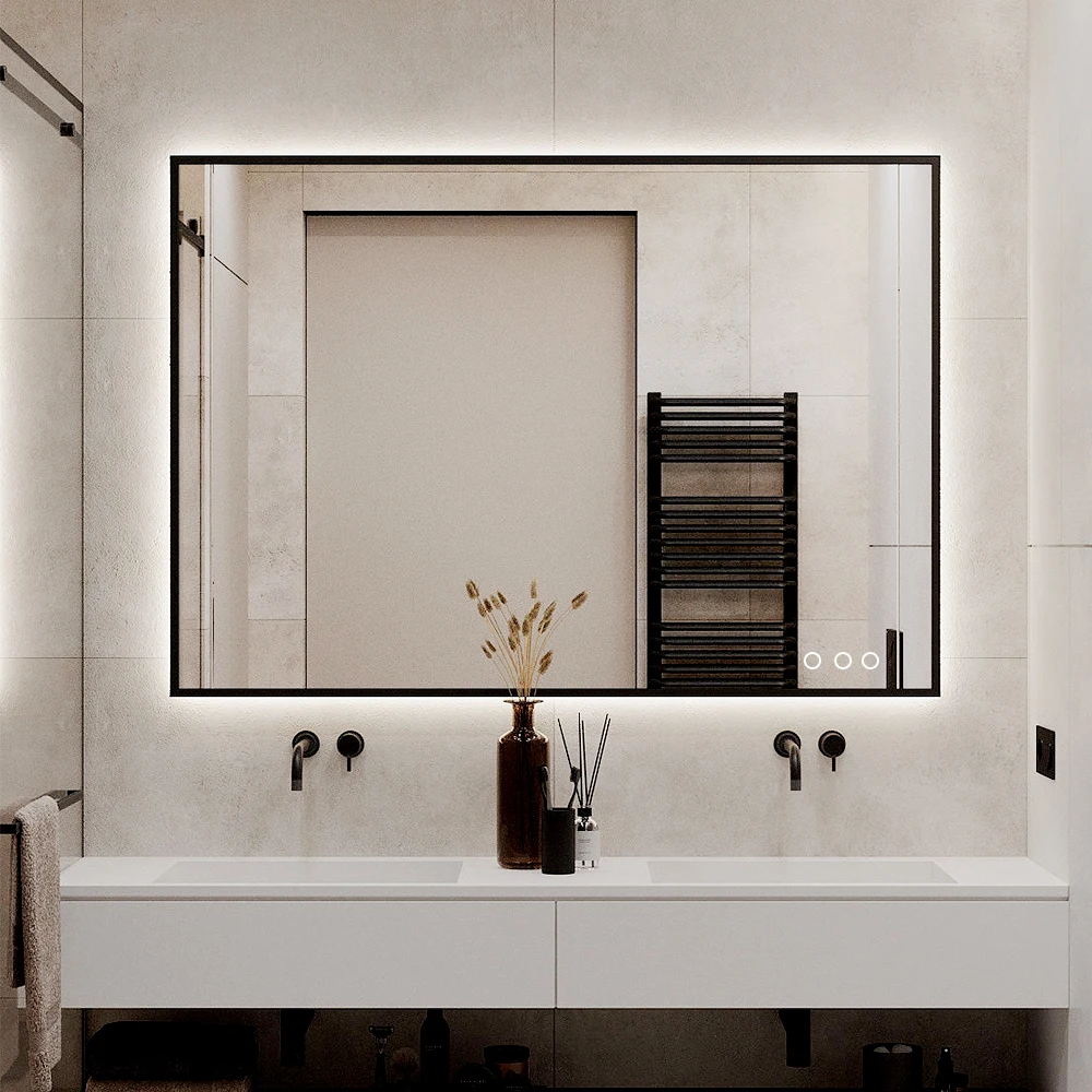 Rongchang Modern Wall Mounted Illuminated Smart Touch Triple Color ...