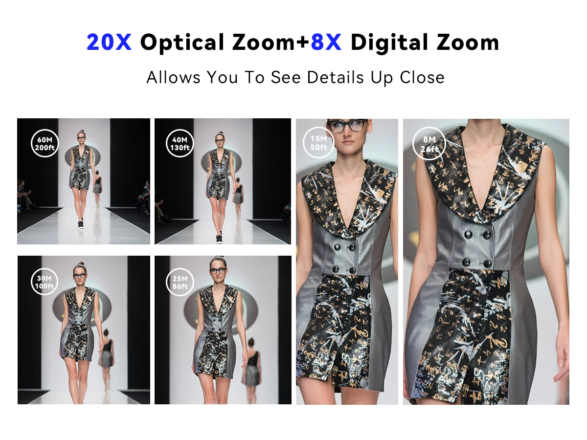 NEW 2024 AI Face Tracking Conference PTZ Camera with 20x Optical Zoom