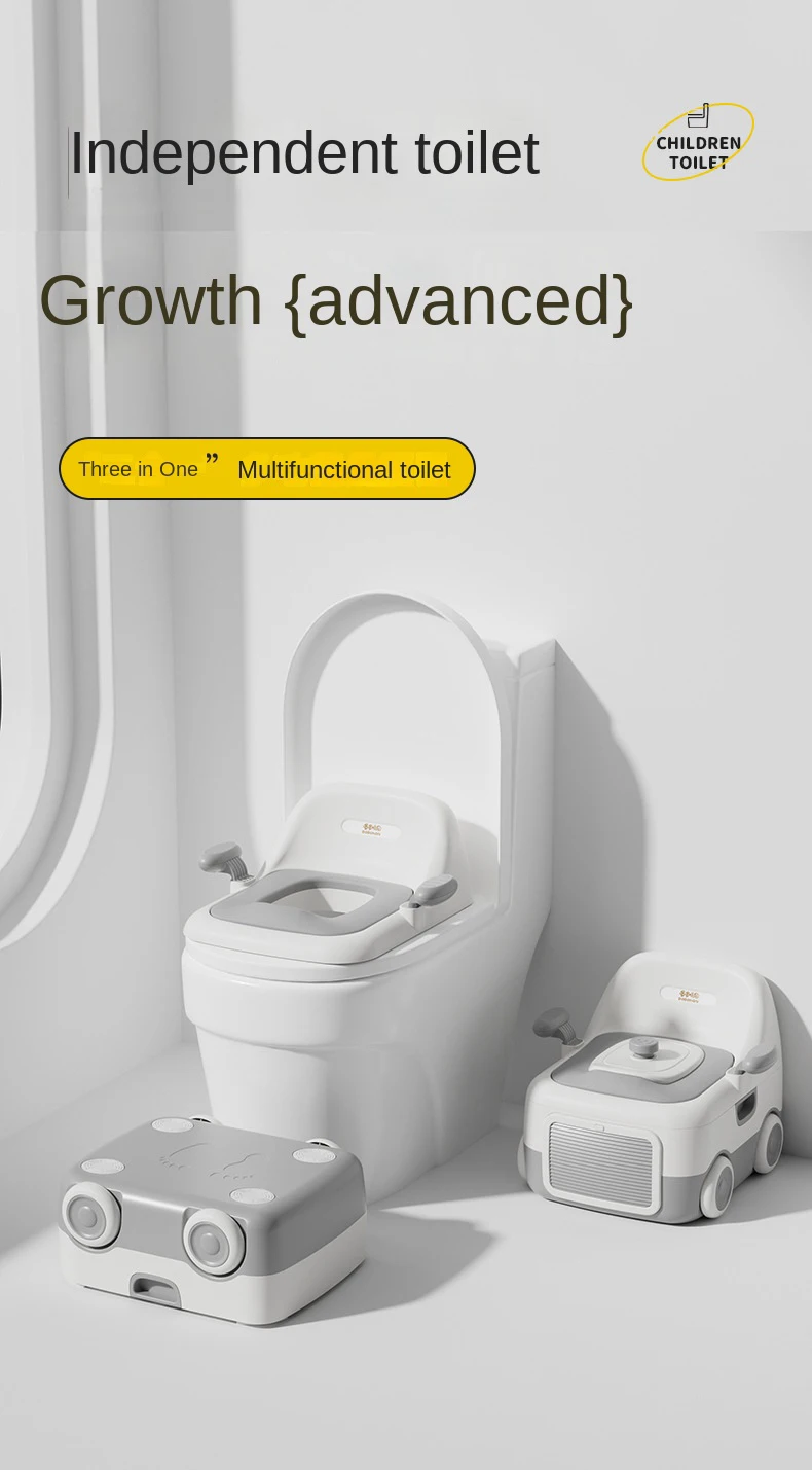 2025 Factory Latest Design Plastic 3 in 1 Toilet Anti Slip Stable ...