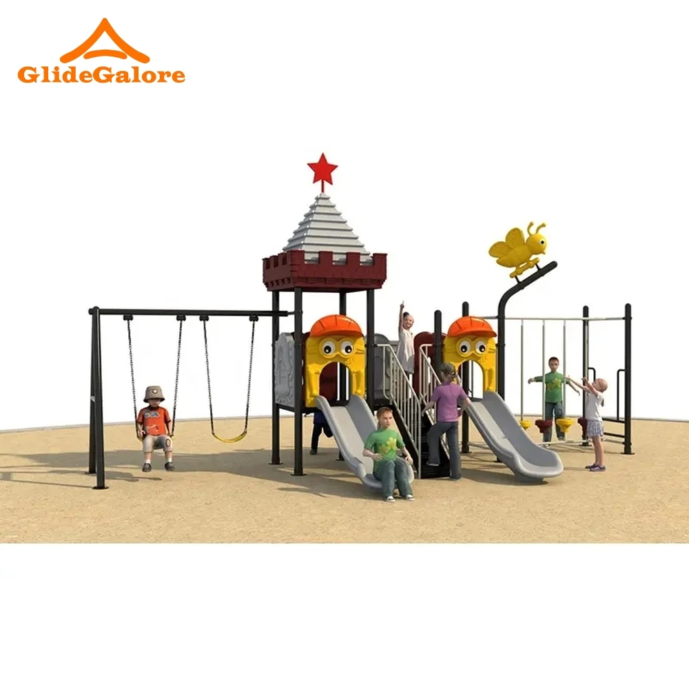 Customizable Commercial Daycare Park Kids Outdoor Playground Equipment ...
