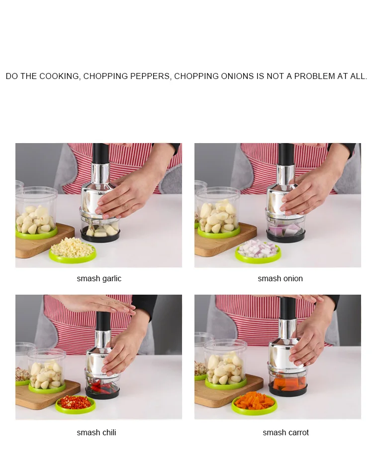 Manual Slap Food Chopper - Efficient Dicing Solutions