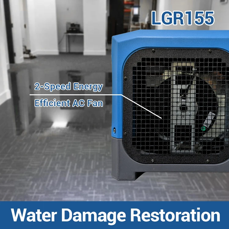 One-stop Water Damage Restoration - LGR Dehumidifier & Air Movers
