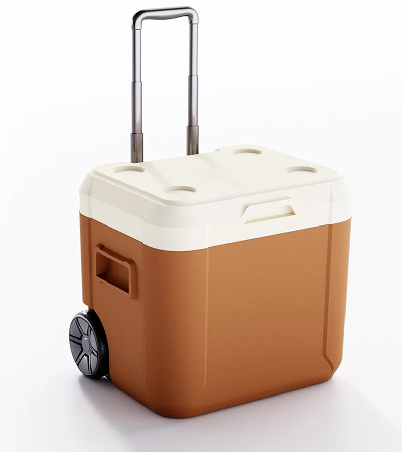 Custom 52l Trolley Insulated Box Outdoor Camping Hot And Cold Dual-use ...