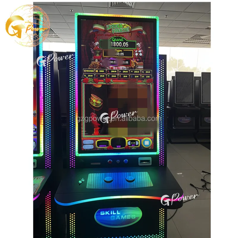 Hot Sale Metal Cabinet Skill Game Machine Aurora Link 9 in 1 Board for ...