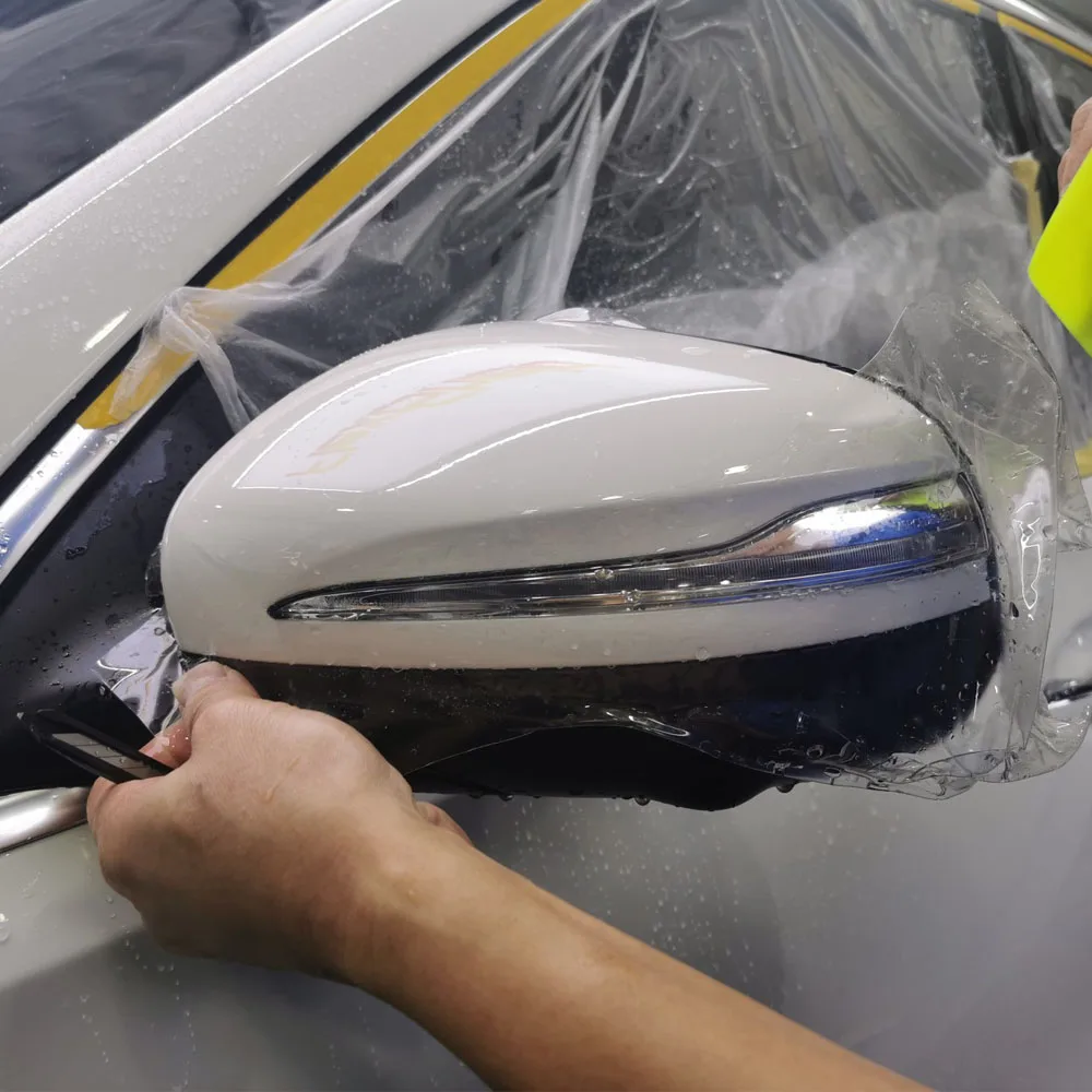 Universal Transparent Glossy Self-healing Car Paint Protection Film Non ...