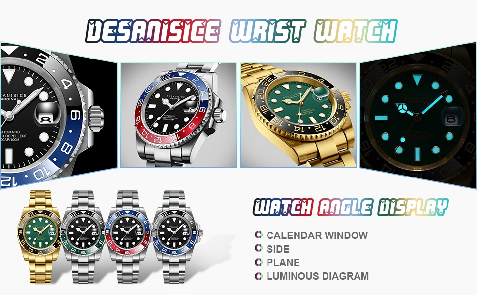 Luxury Diver Watch Sport Wrist Men Automatic Mechanical Watches - Buy ...