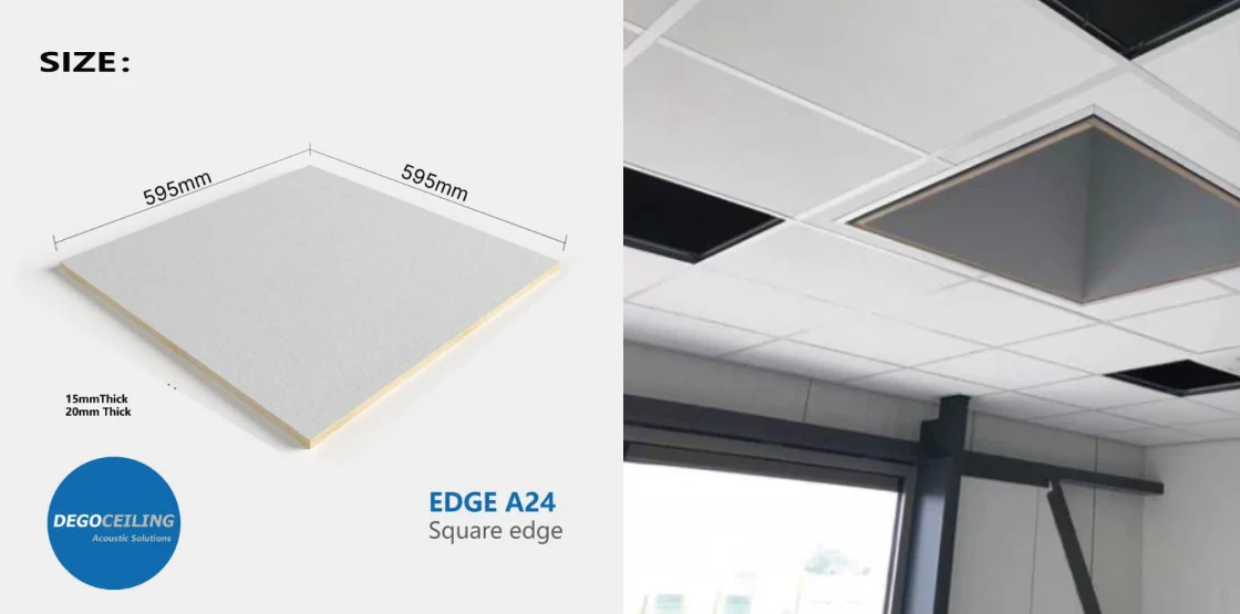 Global Supply Glass Wool Ceiling Degoceiling Acoustic Panels Soundproof ...