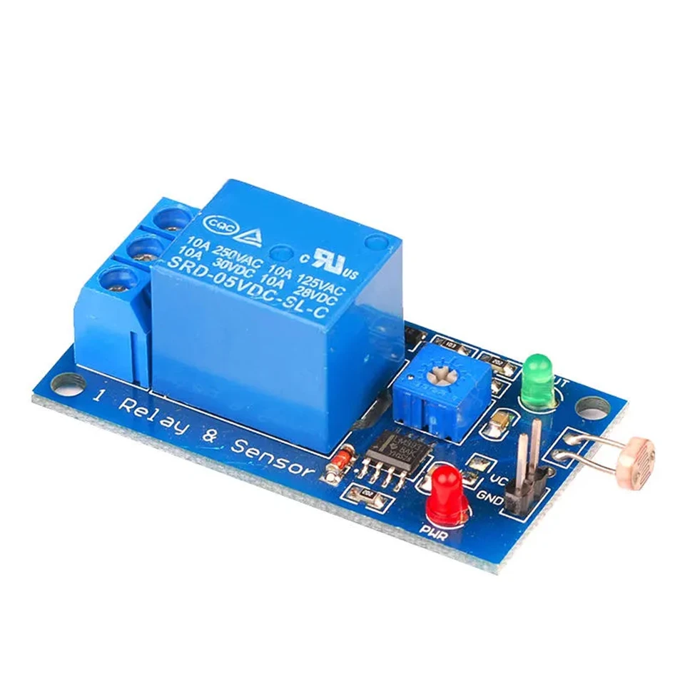 Photoresistor sensor relay module 5v12v light control switch Light ...