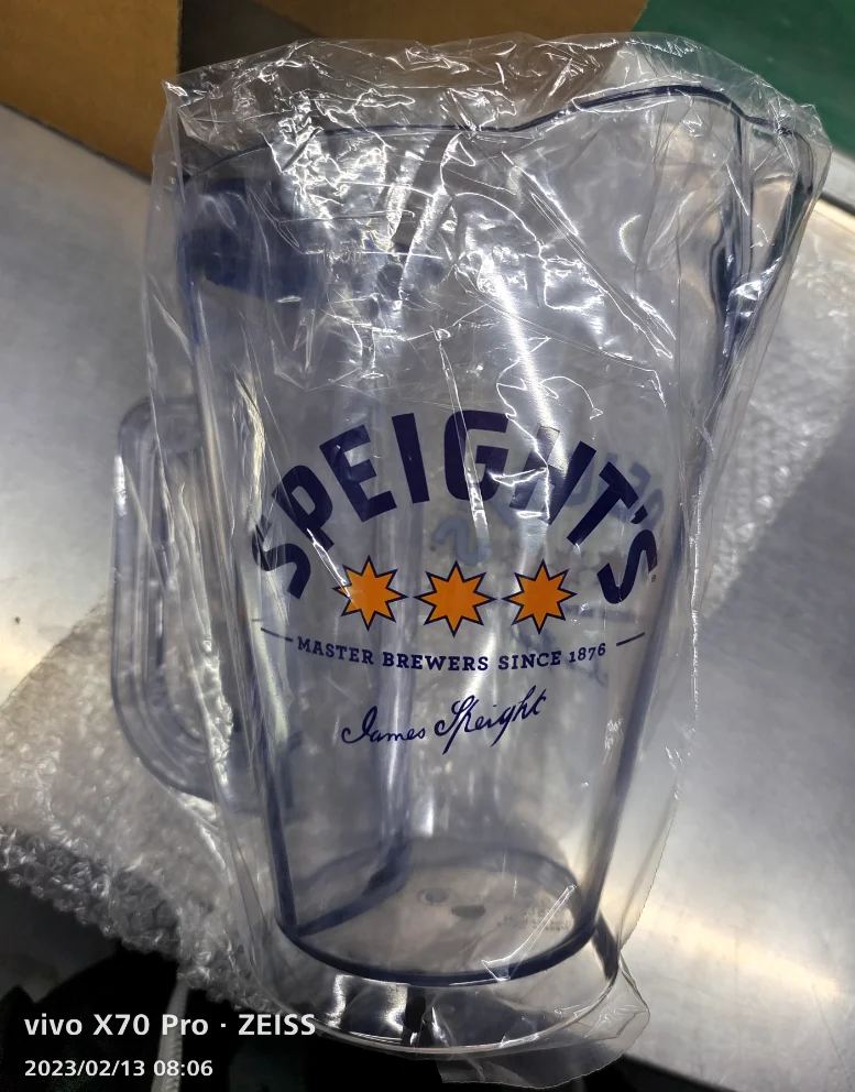Wholesale High Quality Plastic Beer Jug With Ice Section,Beer Pitcher ...