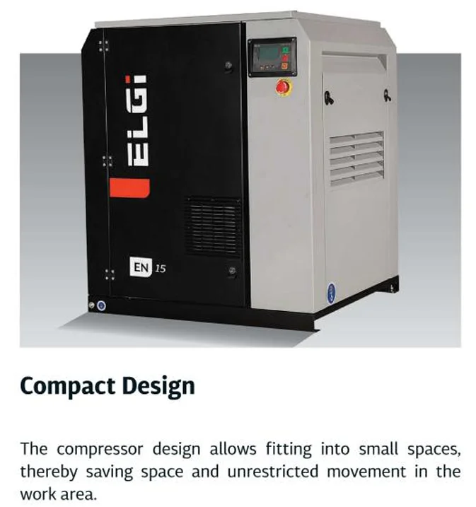 4kw Rotary Screw Air Compressor Customized Filtration Oil Filled Air ...